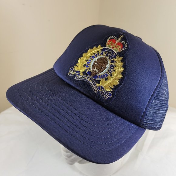 Accessories | Rcmp Police Cap Hat Trucker Snapback Blue Blue Mesh Patch ...